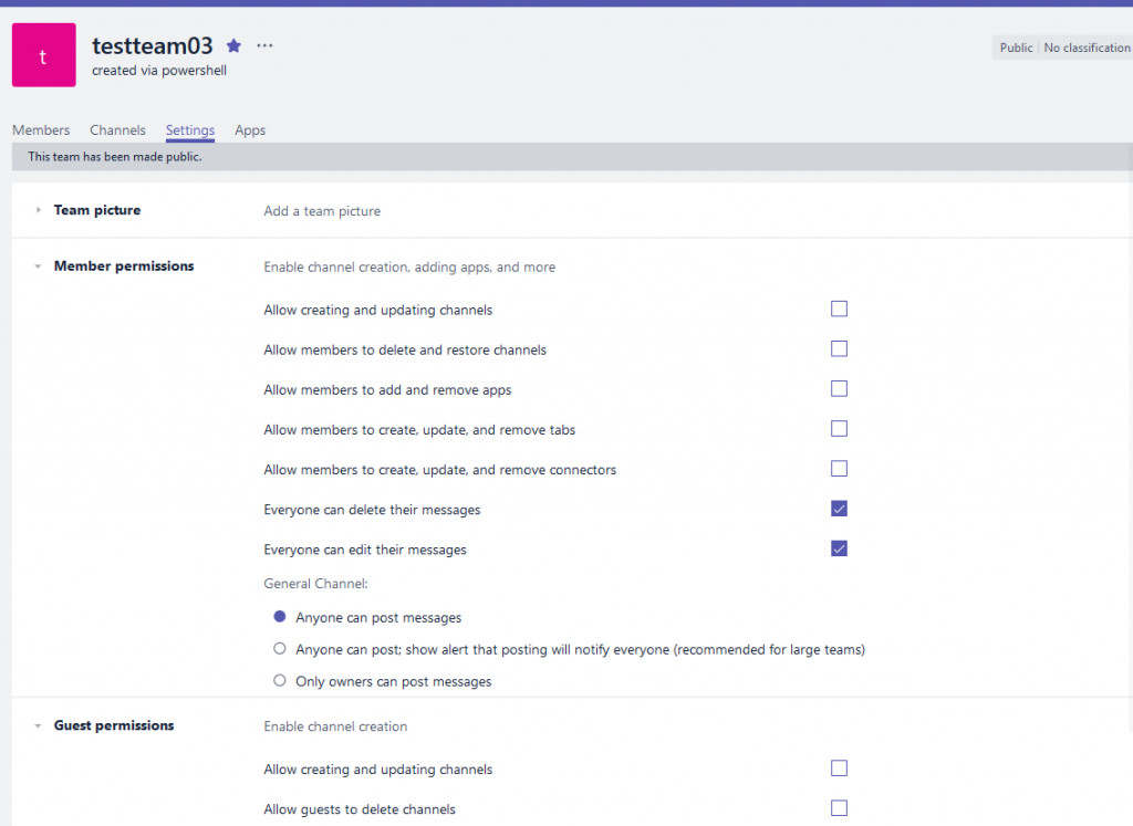 bulk changes in Microsoft Teams via powershell - IT koehler blog