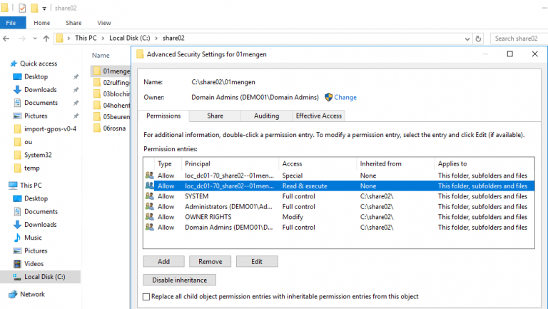 NTFS AGDLP group nesting between two domains via powershell - IT ...