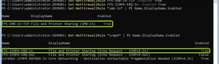 WIN 2019 Core activate SMB-in rule via PowerShell - it-koehler-blog