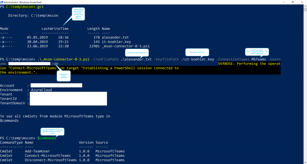O365 PowerShell Connector with encypted password files - IT koehler blog